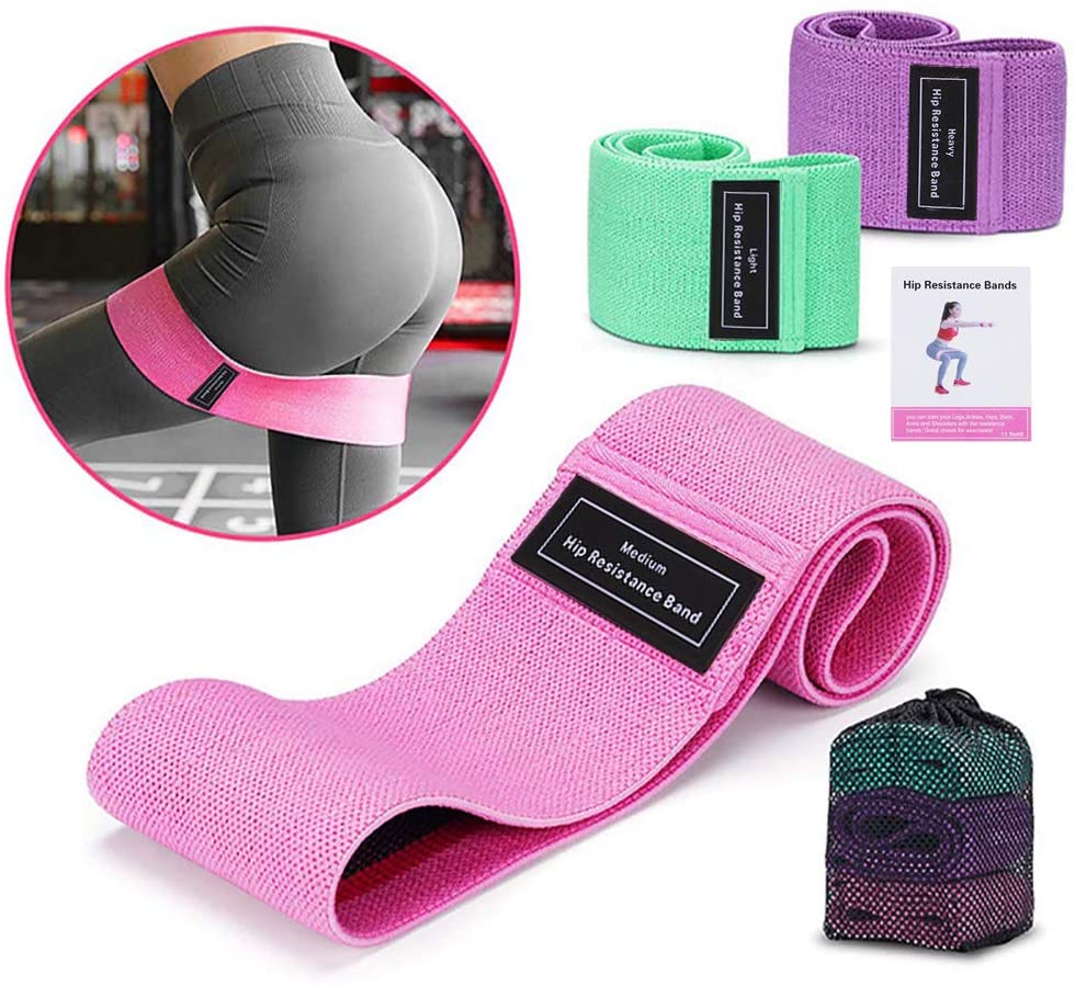 3 Set Fabric Resistance Bands – miritec gym and fitness