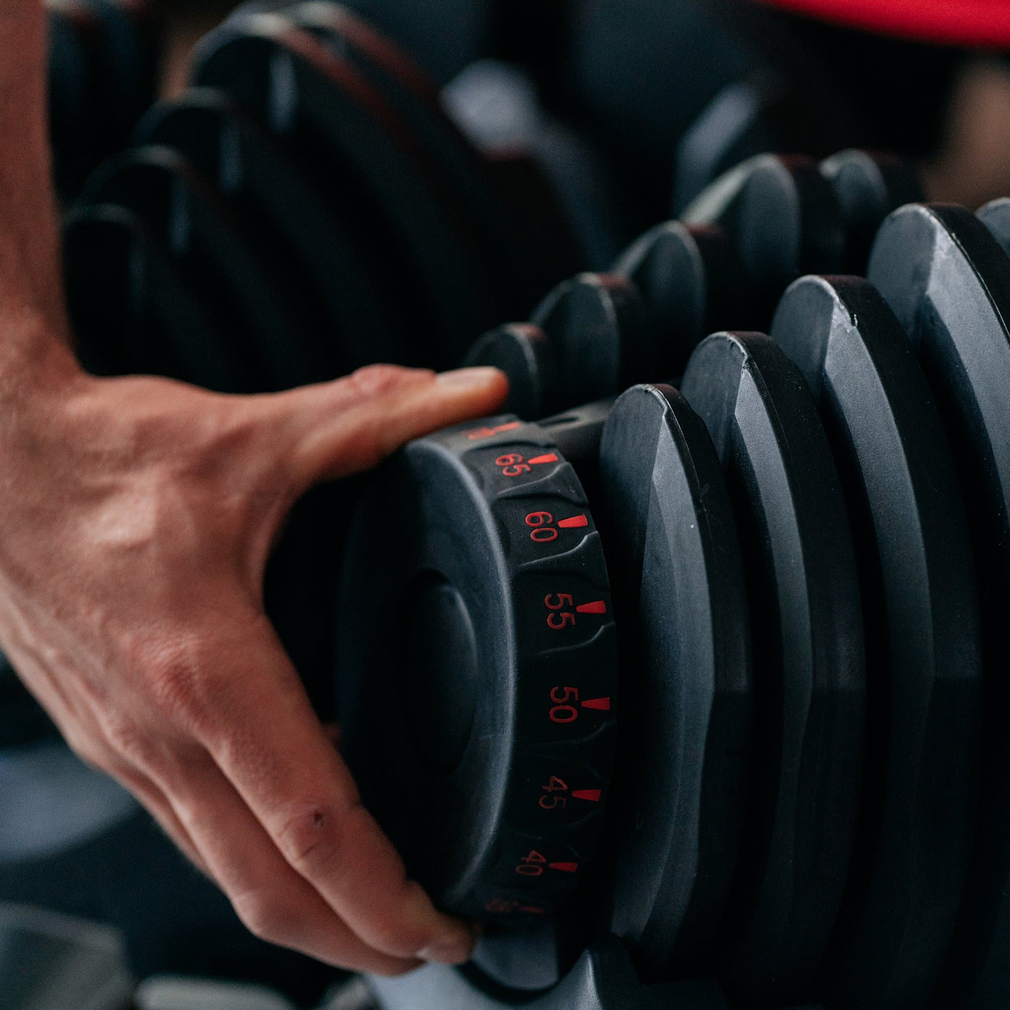 Adjustable Selectorized Dumbbell Set (40kg) – miritec gym and fitness